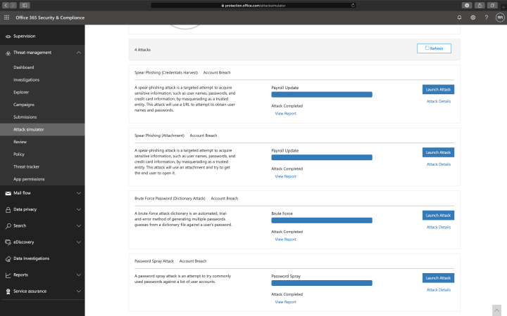 Microsoft Office 365 ATP Attack Simulator – Microsoft Security Blog