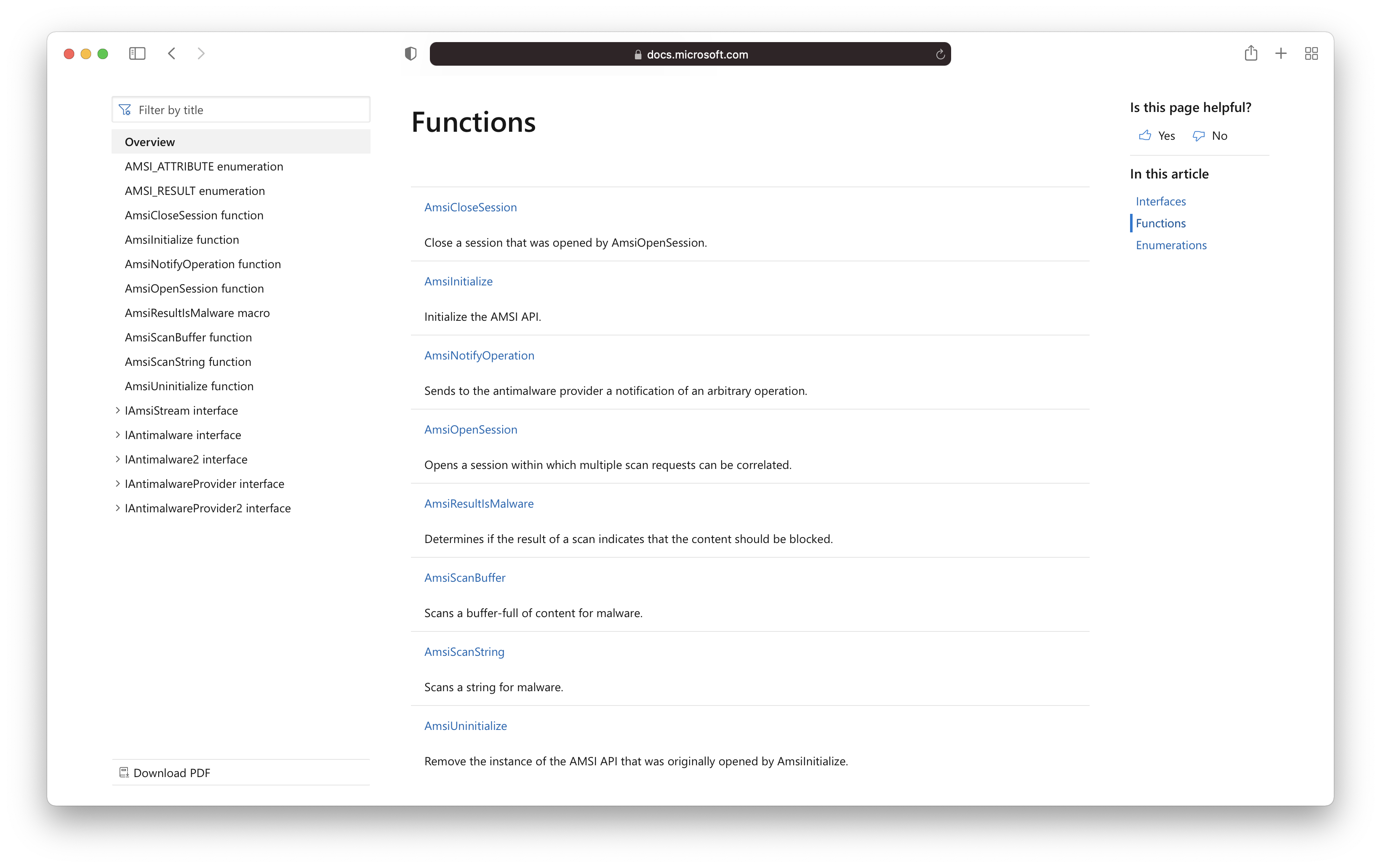 Microsoft Windows Antimalware Scan Interface Bypasses Microsoft Security Blog