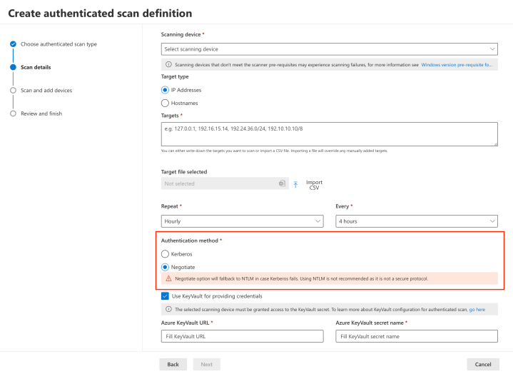Microsoft Defender Vulnerability Management Authenticated Scan Security ...