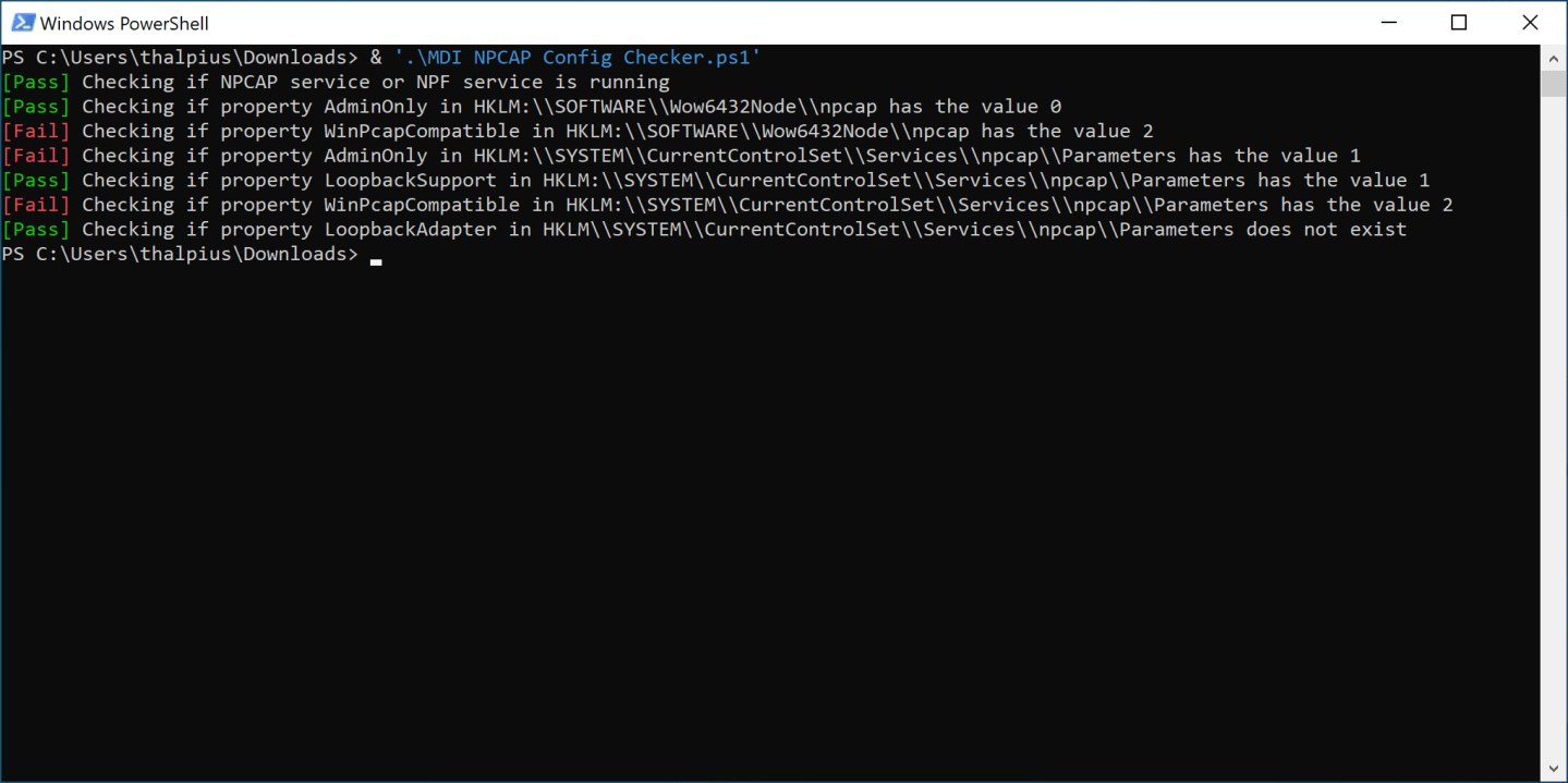 Microsoft Defender for Identity NPCAP Config Checker – Microsoft ...
