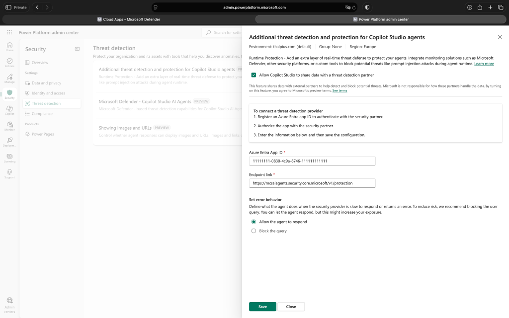 Microsoft Copilot Studio: Real-Time Protection for AI Agents ...