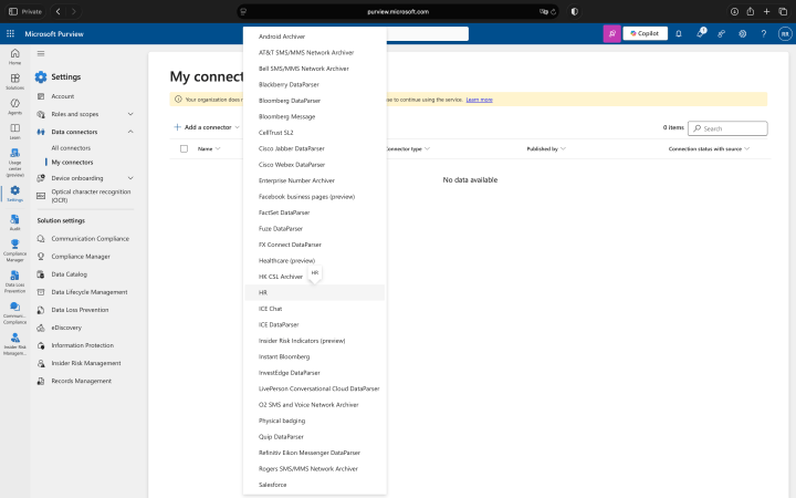 Microsoft Purview: Implementing HR Data Connector for Insider Risk ...