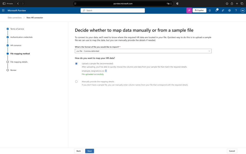 Microsoft Purview: Implementing HR Data Connector for Insider Risk ...